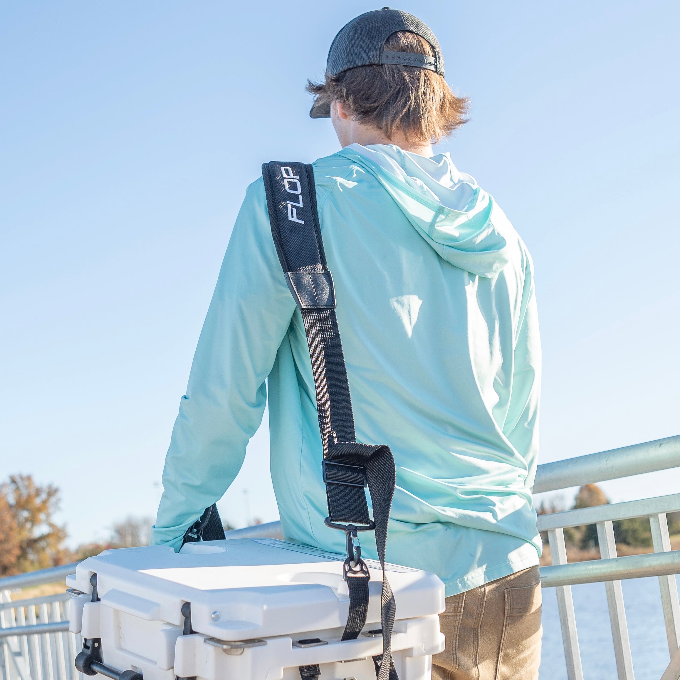 Cooler Shoulder Strap | Adjustable & Comfortable Carrying – Flop Industries