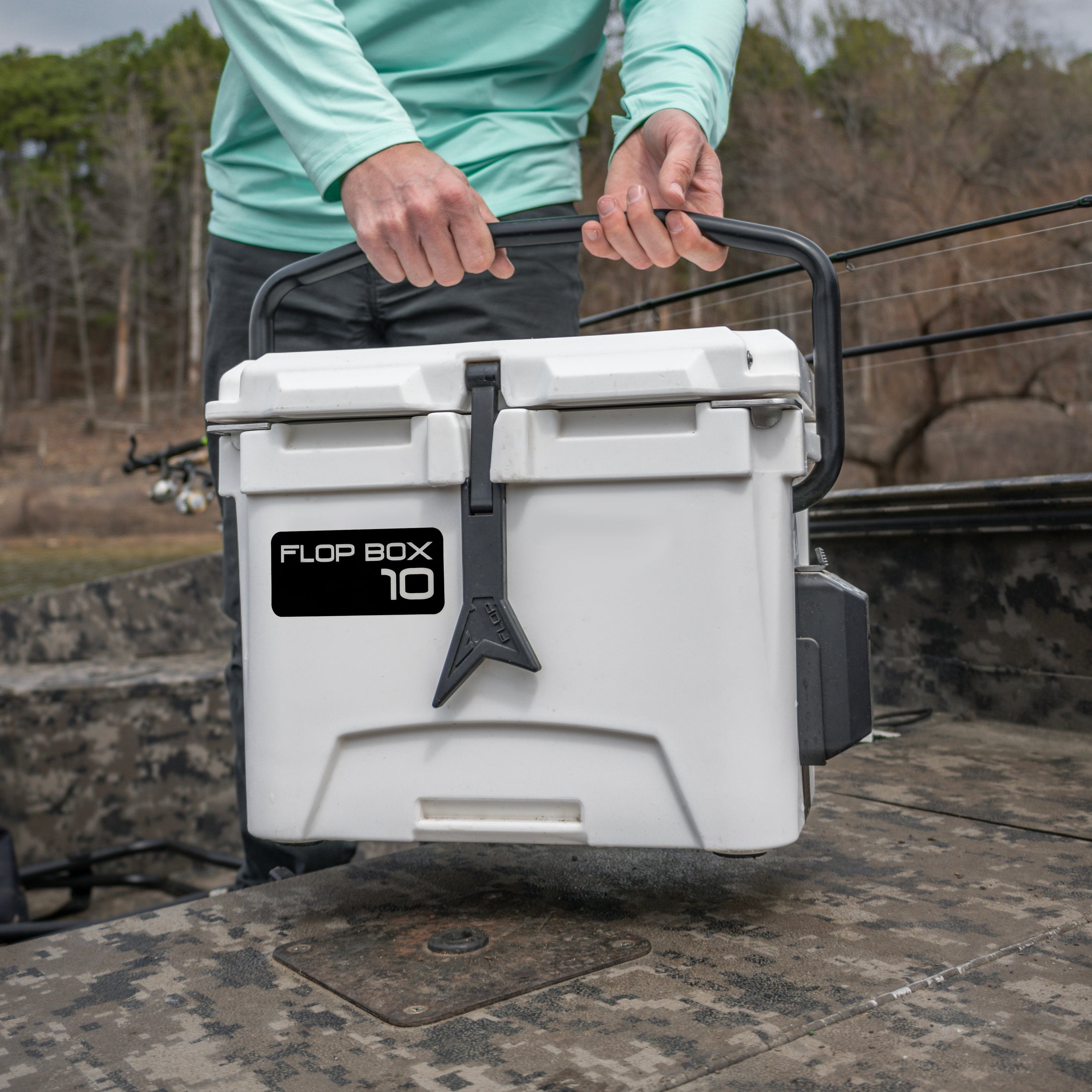 Portable Bait Cooler | 10 Quart Live Bait Fishing Cooler – Flop Industries
