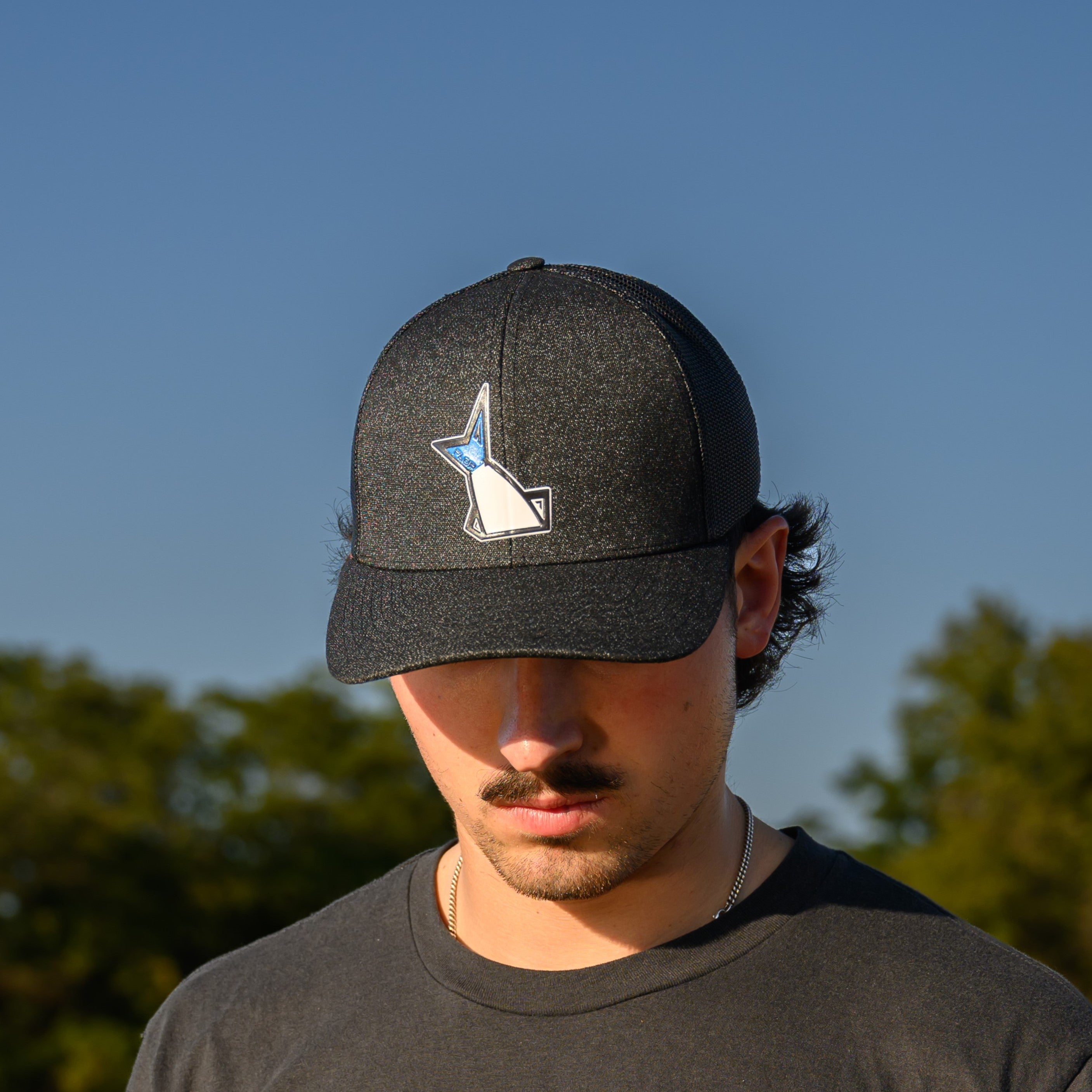 Black Snapback Hat | Flop Logo, Classic Look & Adjustable Fit – Flop ...
