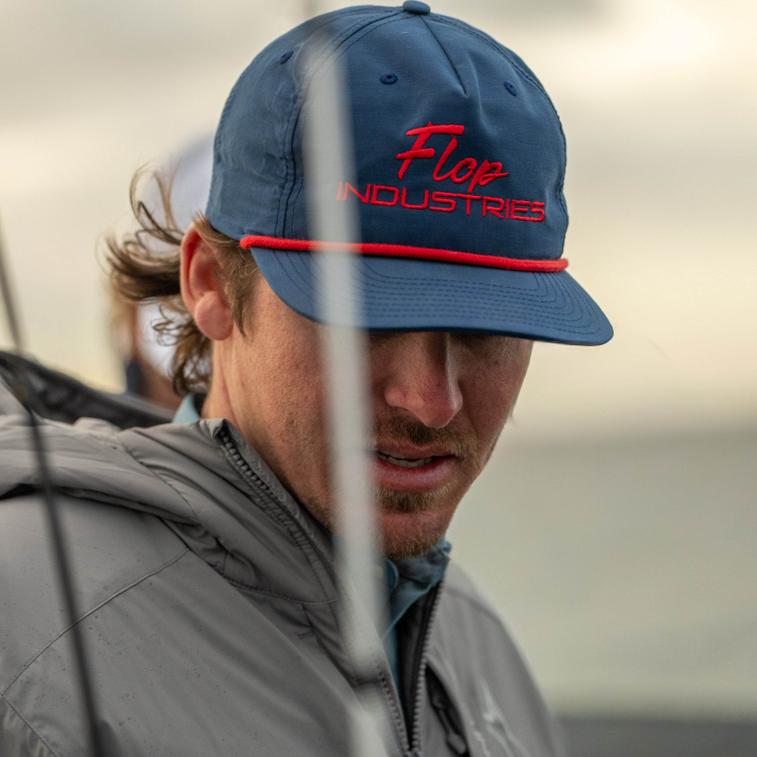 Navy Rope Hat | Flop Logo, Classic Style & Comfortable Fit – Flop ...