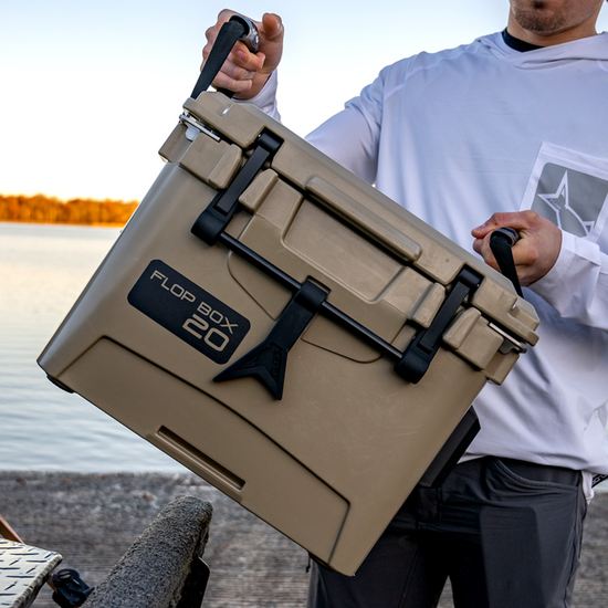 Large Live Bait Cooler | 20 Quart Live Bait Fishing Cooler – Flop ...