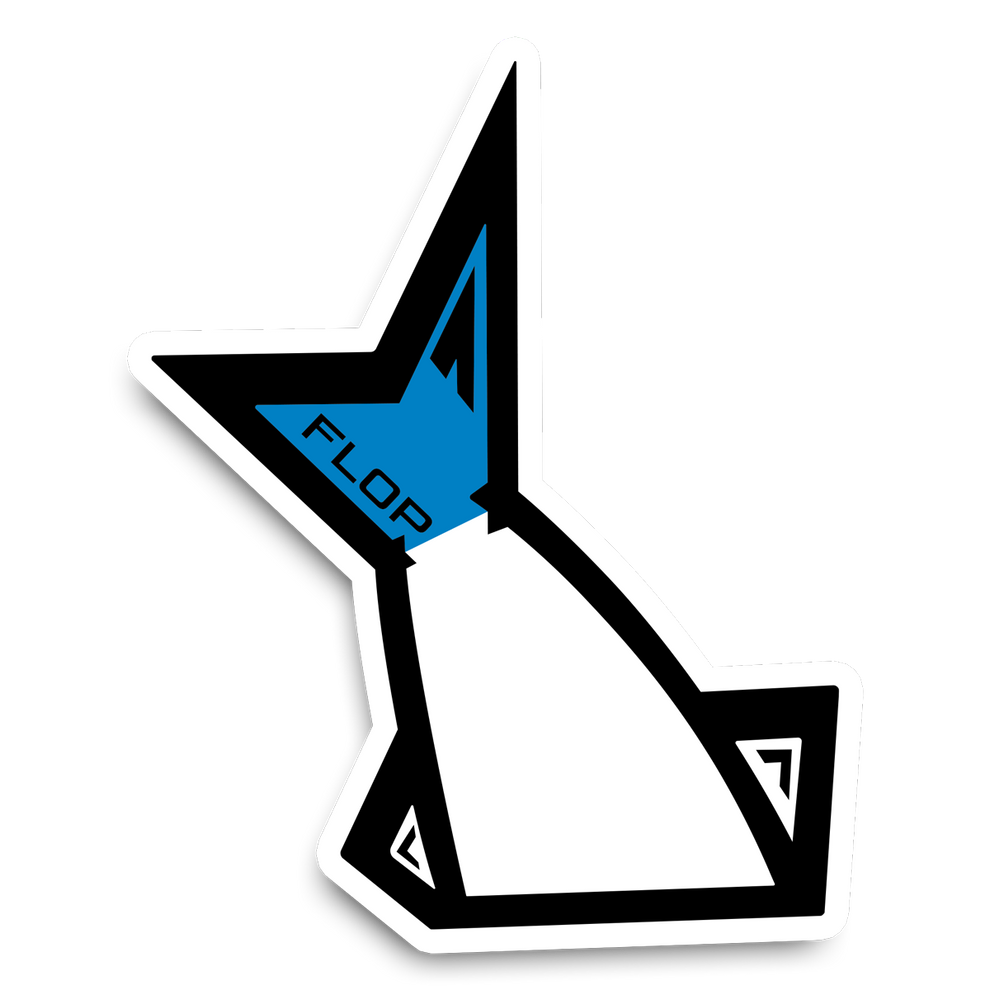 FLOP OG Fishing Logo Decal | Customize Your Fishing Gear – Flop Industries