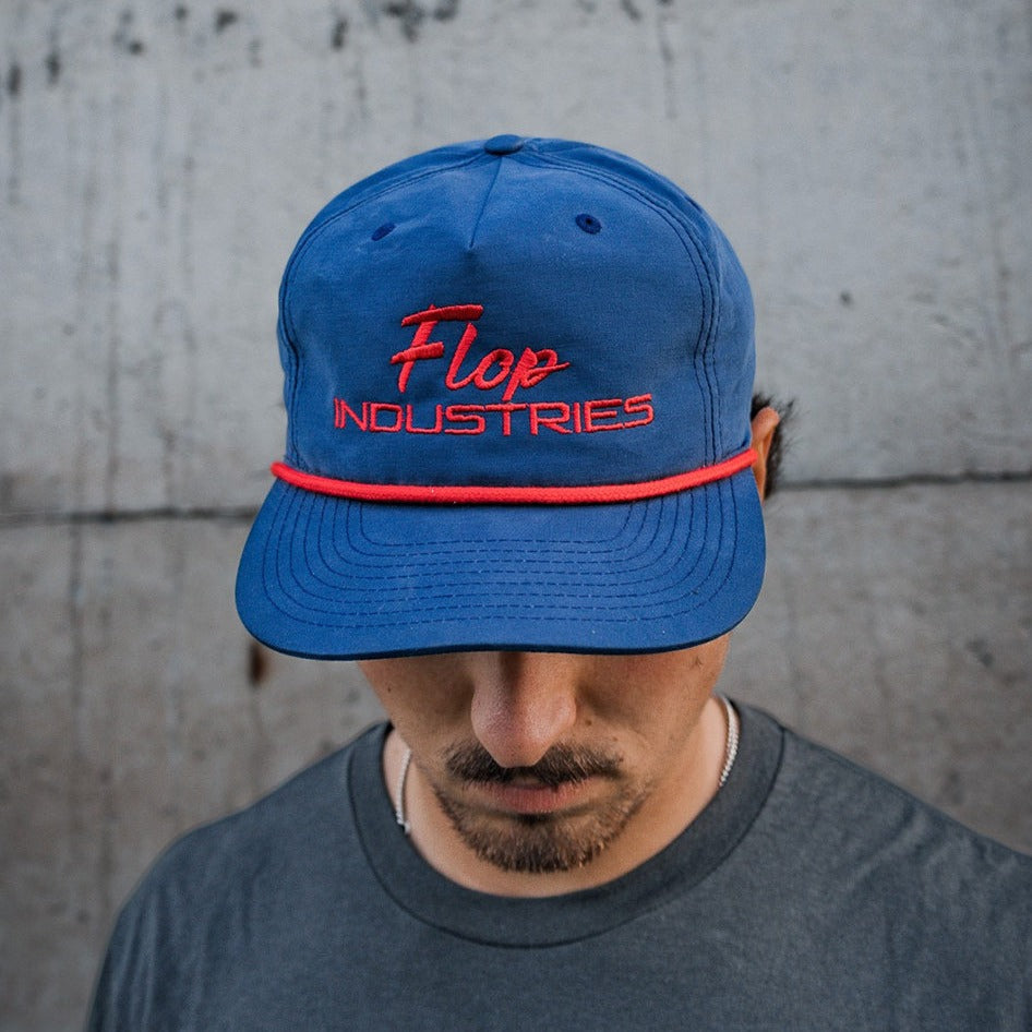 Navy Rope Hat | Flop Logo, Classic Style & Comfortable Fit – Flop ...